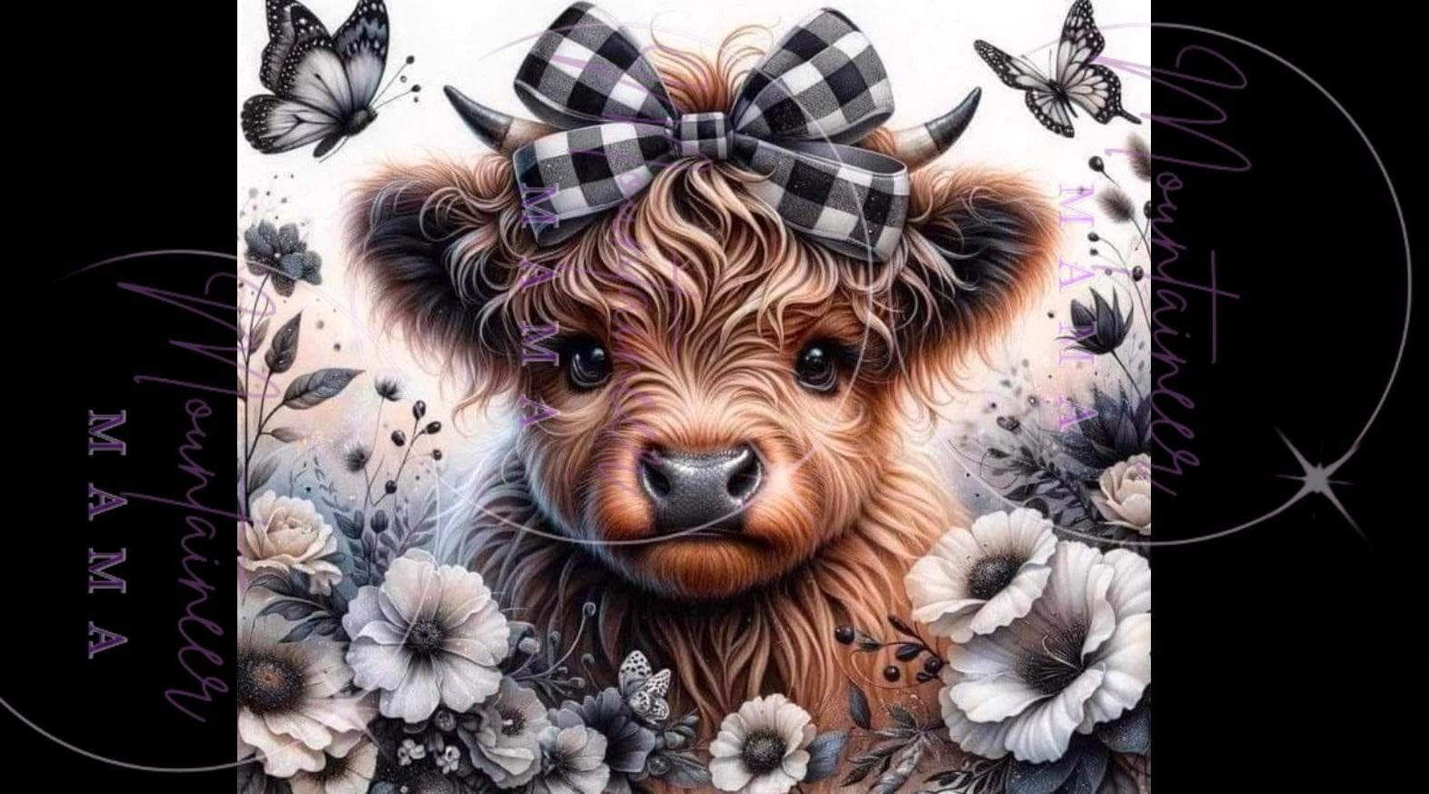 Highland Cow Phone Wallpaper Digital Download Cute Cowgirl iPhone ...