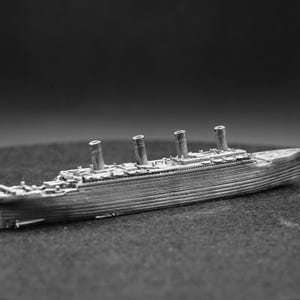 3oz Limited Edition Titanic Hand Poured Silver .999 Fine Silver Statue ...