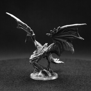 Wyvern Dragon V2 Limited Edition Hand-poured Silver Art Statue 999 Bar ...
