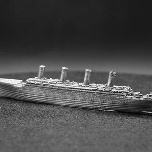 3oz Limited Edition Titanic Hand Poured Silver .999 Fine Silver Statue ...