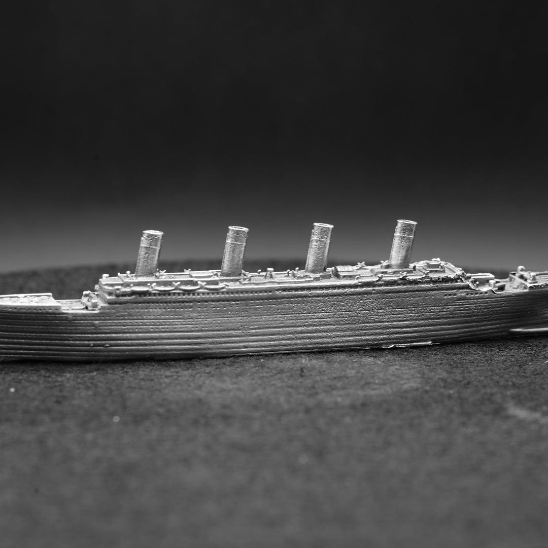 3oz Limited Edition Titanic Hand Poured Silver .999 Fine Silver Statue ...