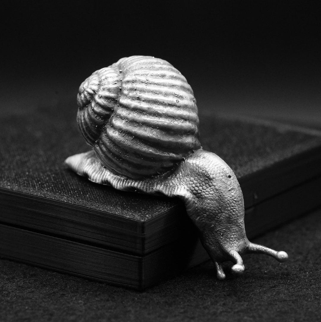 8oz Limited Edition Snail V2 Hand Poured 999 Fine Silver Statue Bar - Etsy