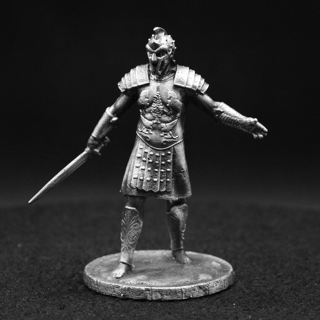 8oz Limited Edition Gladiator Maximus Warrior Hand Poured Silver .999 ...