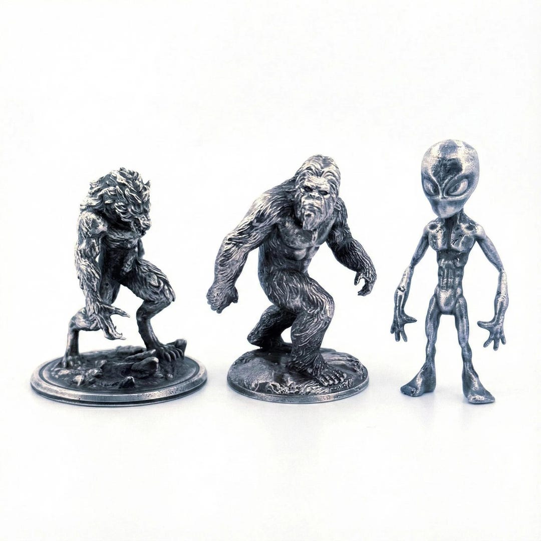 Legendary Creatures Set 1 | Gold Spartan 999 Silver Statue | Hand ...