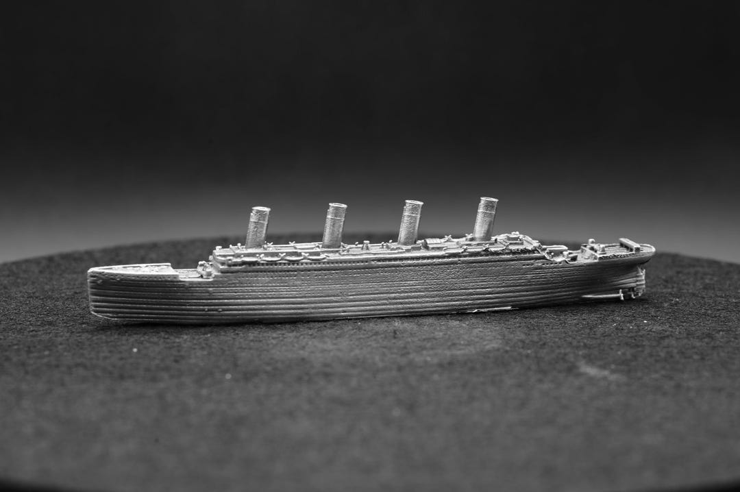 5oz Limited Edition Titanic Hand Poured Silver .999 Fine Silver Statue ...