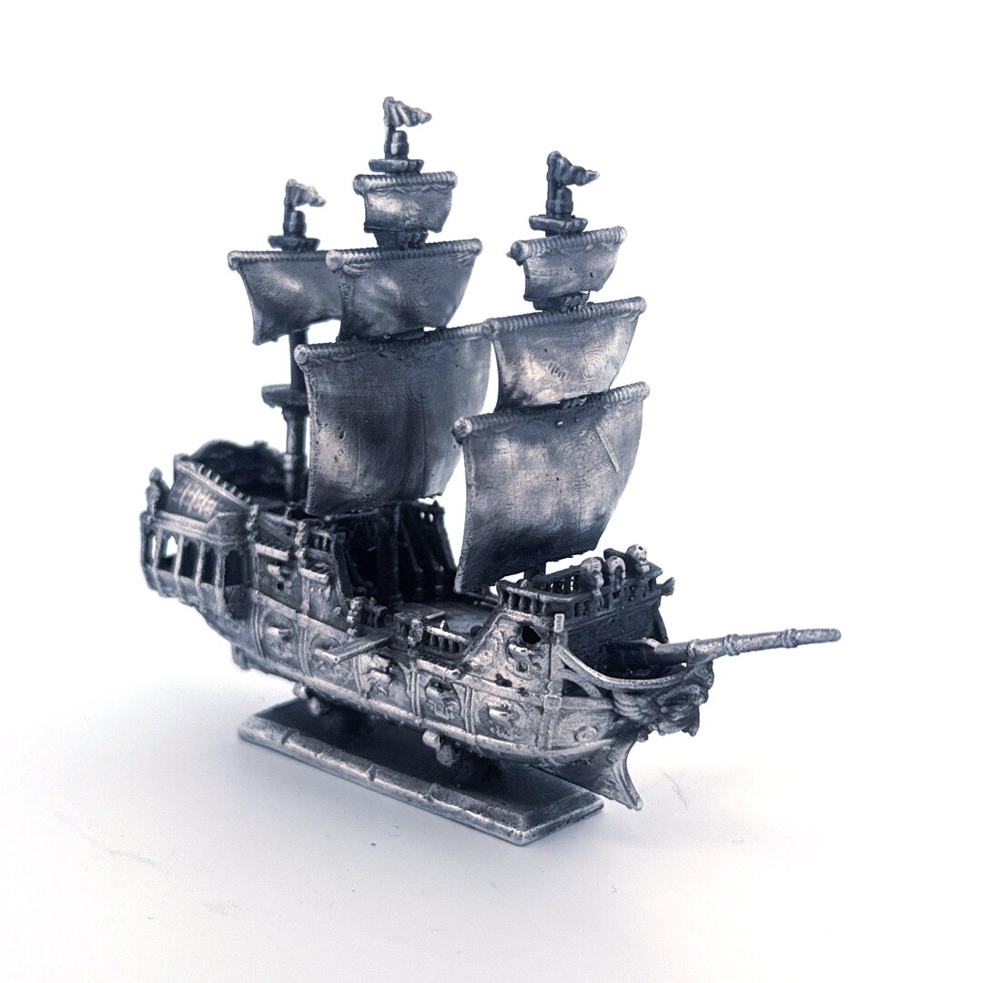 Pirate Ship V2 | Gold Spartan 999 Silver Statue | Hand-poured ...