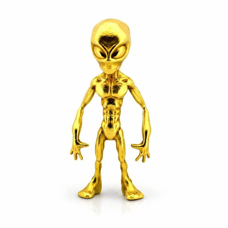Alien | Gold Spartan 999 Silver Statue | Hand-poured Collectible ...