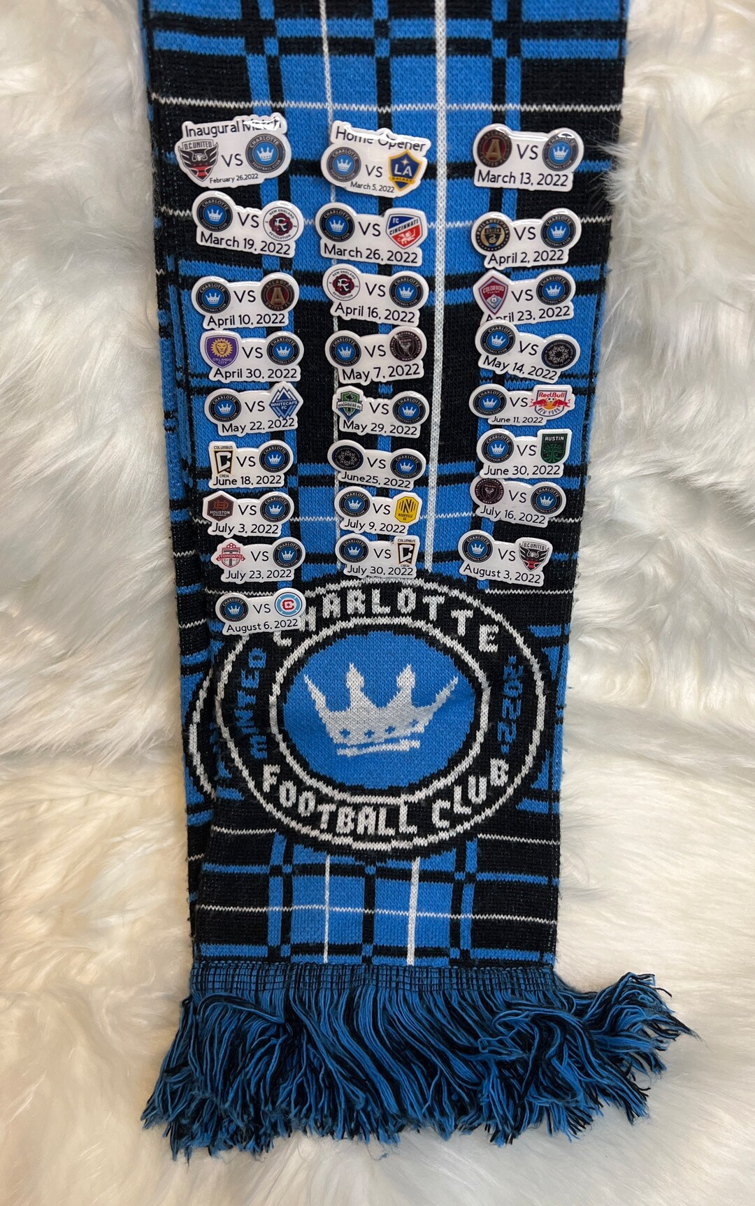 CLTFC Inaugural Season Home Match Day Pins - Etsy