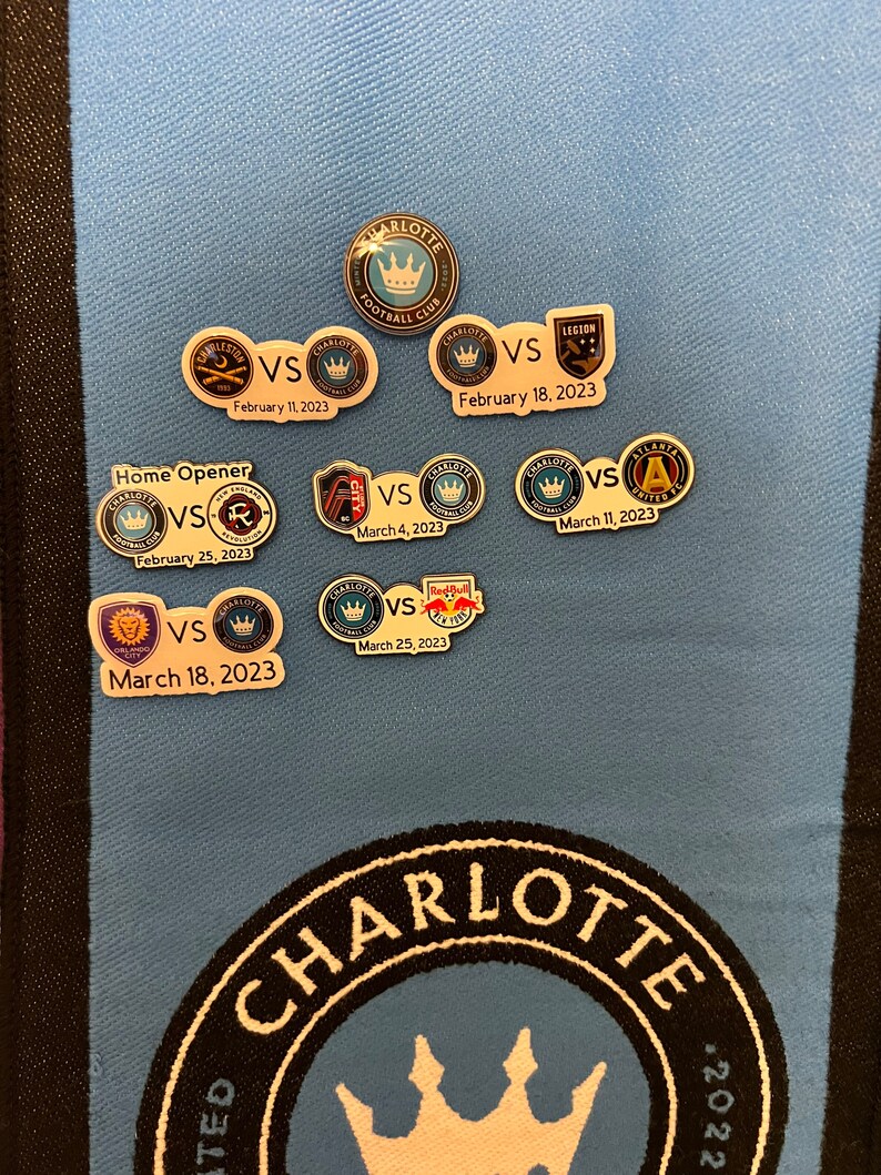 CLTFC 2023 Match Day Pins - Etsy