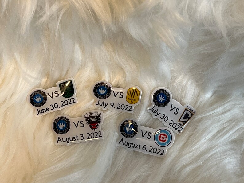 CLTFC Inaugural Season Home Match Day Pins - Etsy