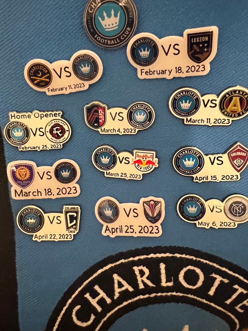 CLTFC 2023 Match Day Pins - Etsy