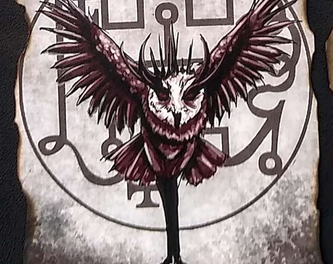 Stolas Goetia Demon, Stolas Statue, Demonology Figure, Goetia Demon ...