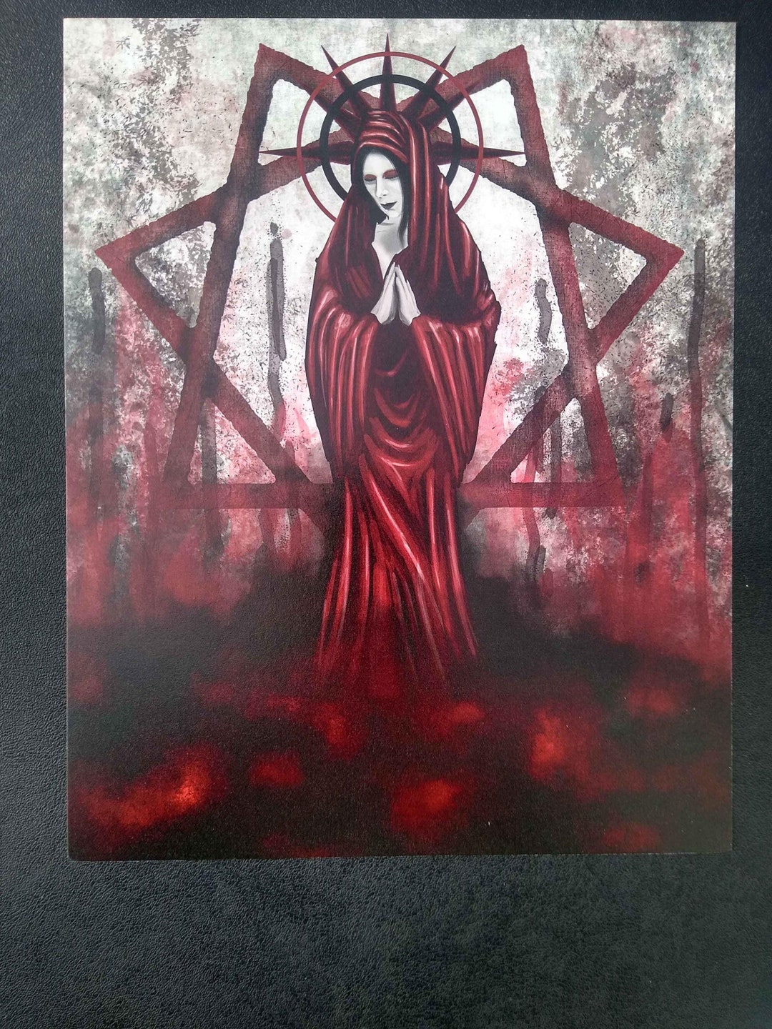 Babalon - Portrait of the Scarlet Woman - Etsy