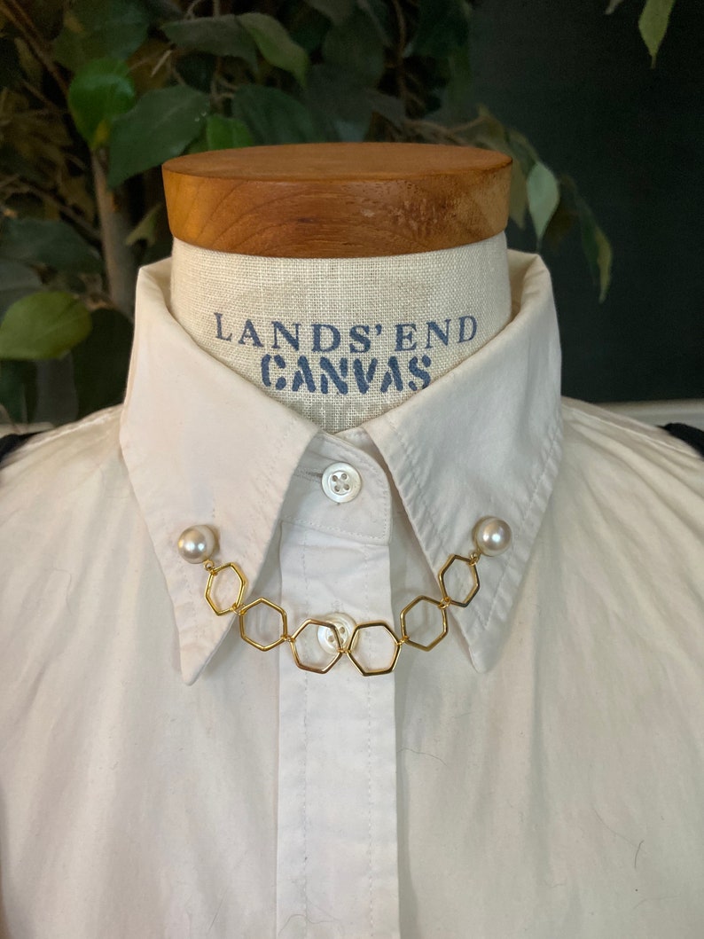 Honeycomb Collar and Lapel Pin | Etsy