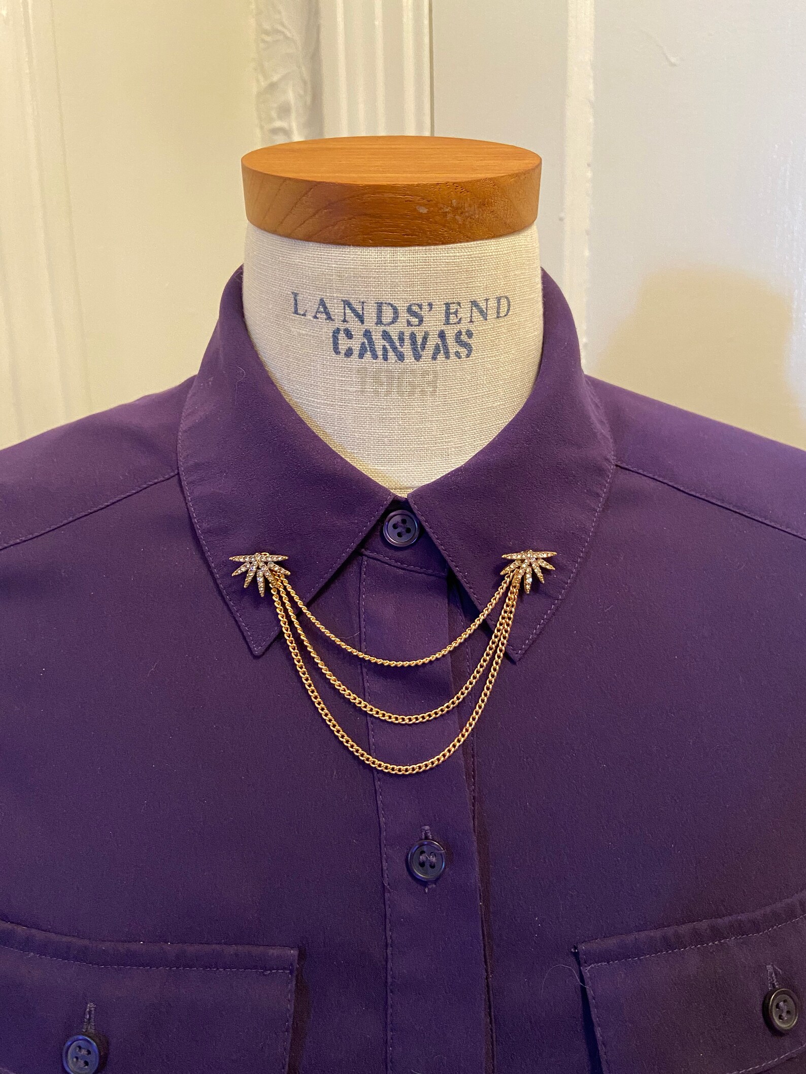 Make Your Own Collar Pin With Your Earrings or Favorite Pins - Etsy