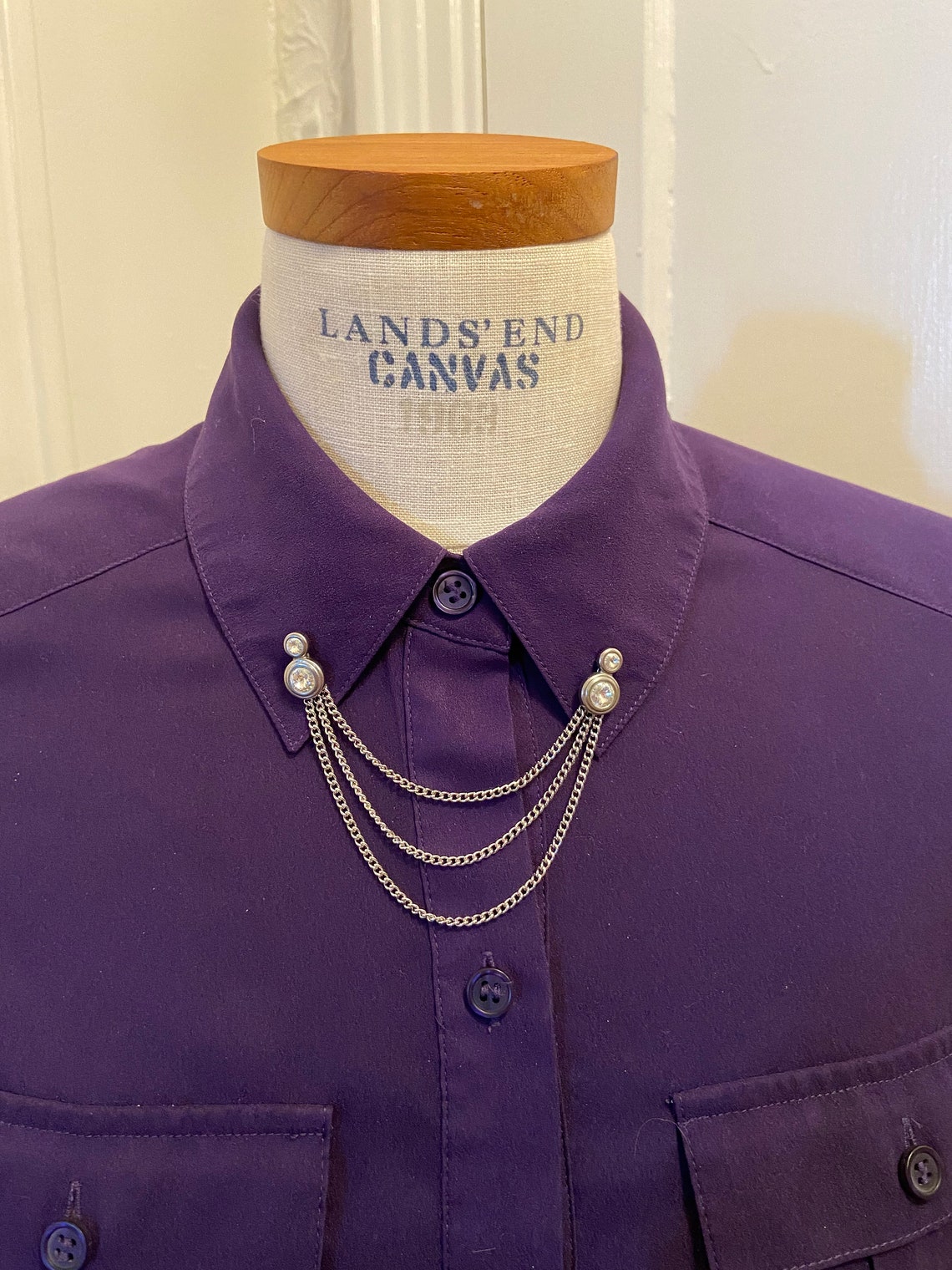 Make Your Own Collar Pin with Your Earrings or Favorite Pins | Etsy