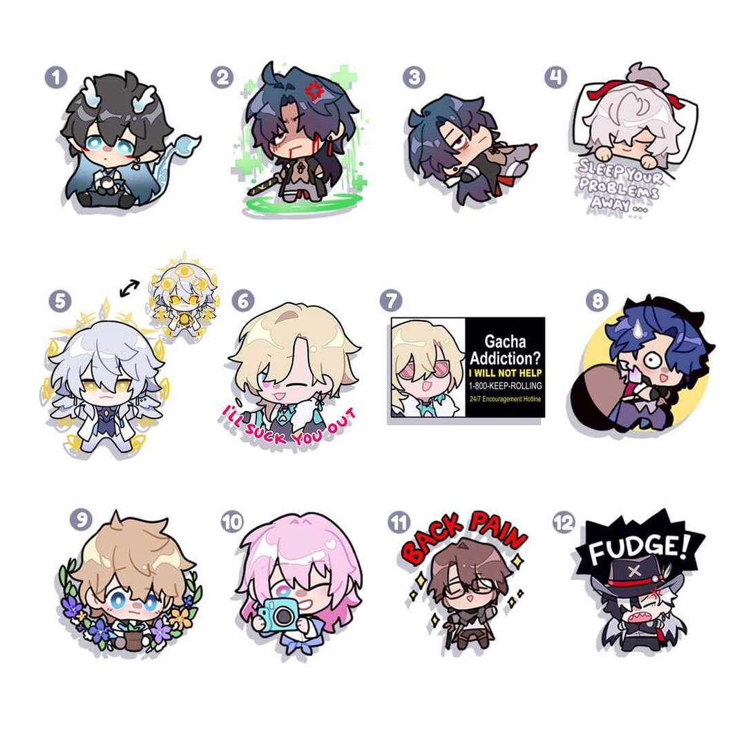 HSR | [silly] Acrylic Keychains - Etsy