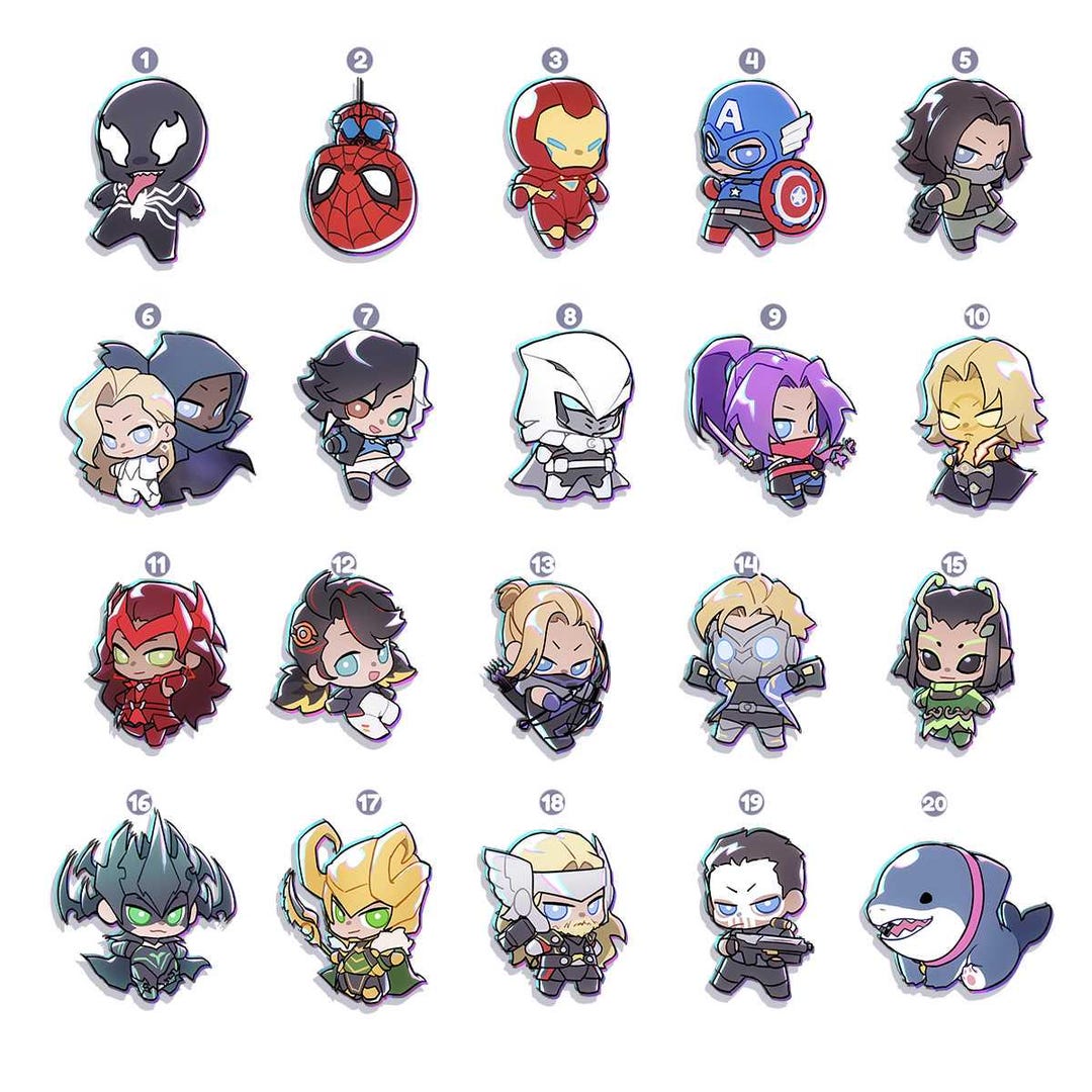 Marvel Rivals chibi Acrylic Keychains - Etsy Australia