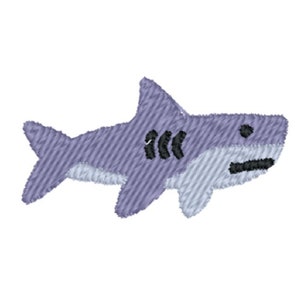 Shark Embroidery Design - Etsy