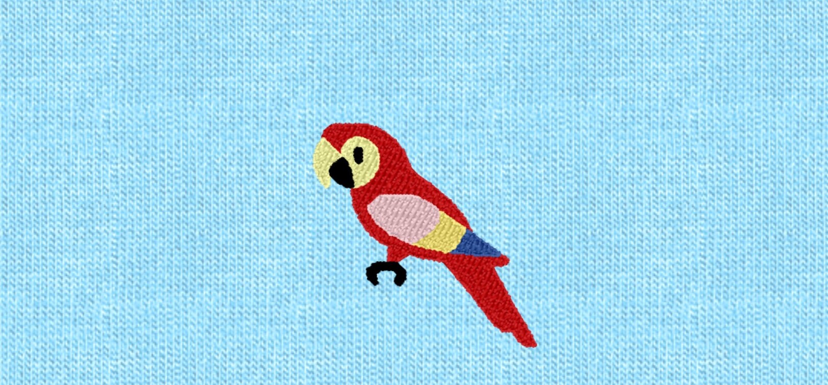 Parrot Embroidery Design Parrot Embroidery File Parrot Bird Embroidery ...