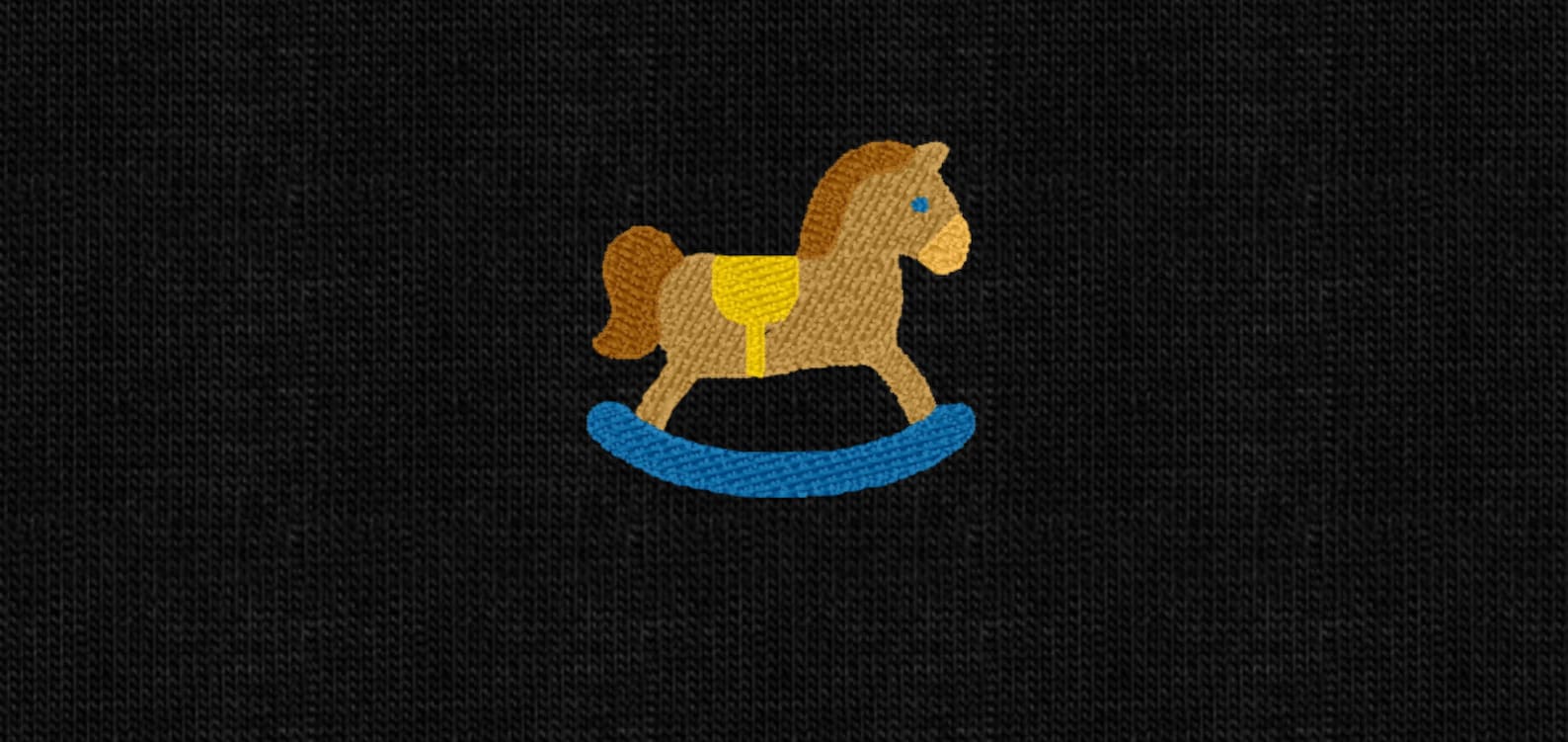 Mini Rocking Horse Embroidery Design | Rocking Horse Embroidery File ...