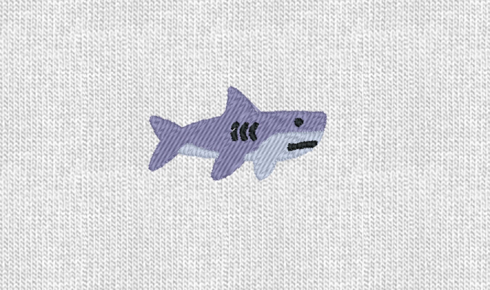 Shark Embroidery Design, Mini Shark Embroidery File, INSTANT DOWNLOAD, 1 Size - Etsy