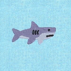 Shark Embroidery Design, Mini Shark Embroidery File, INSTANT DOWNLOAD ...