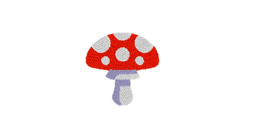 Mushroom Embroidery Design | Mini Mushroom Embroidery File | Small ...