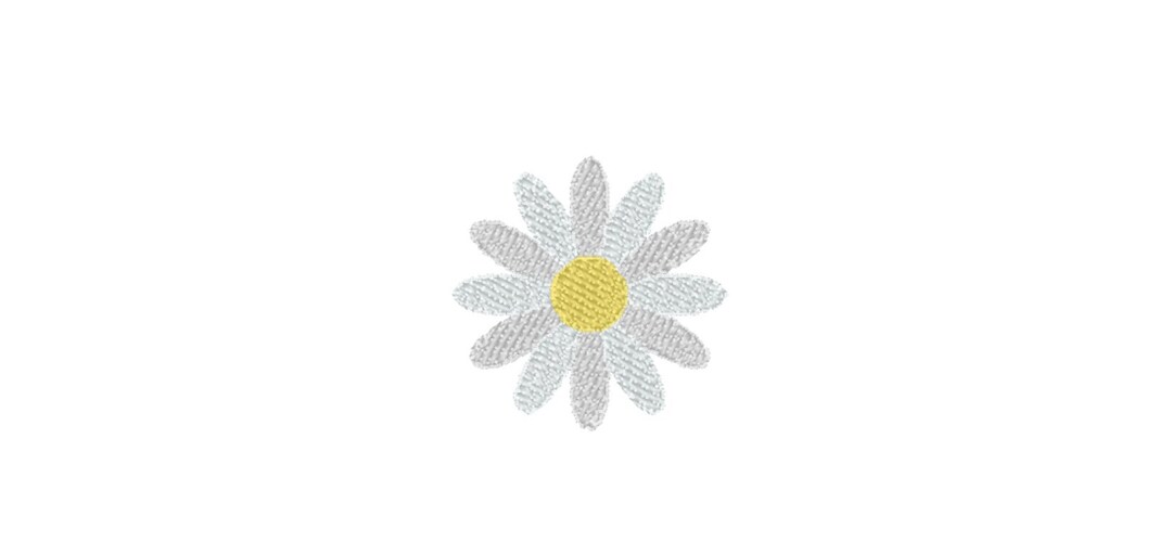 Daisy Flower Embroidery Design | Mini Daisy Embroidery Design | Daisy ...
