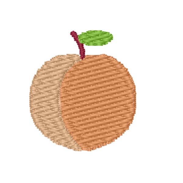 Peach Embroidery - Etsy