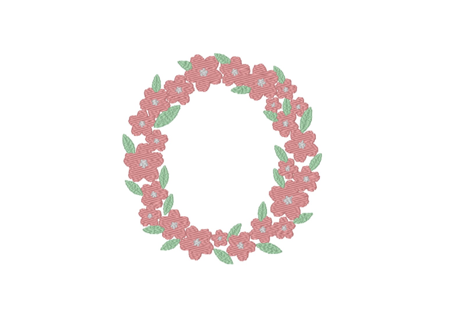 Floral Letter O Embroidery Design | Floral O Embroidery Design | Letter ...