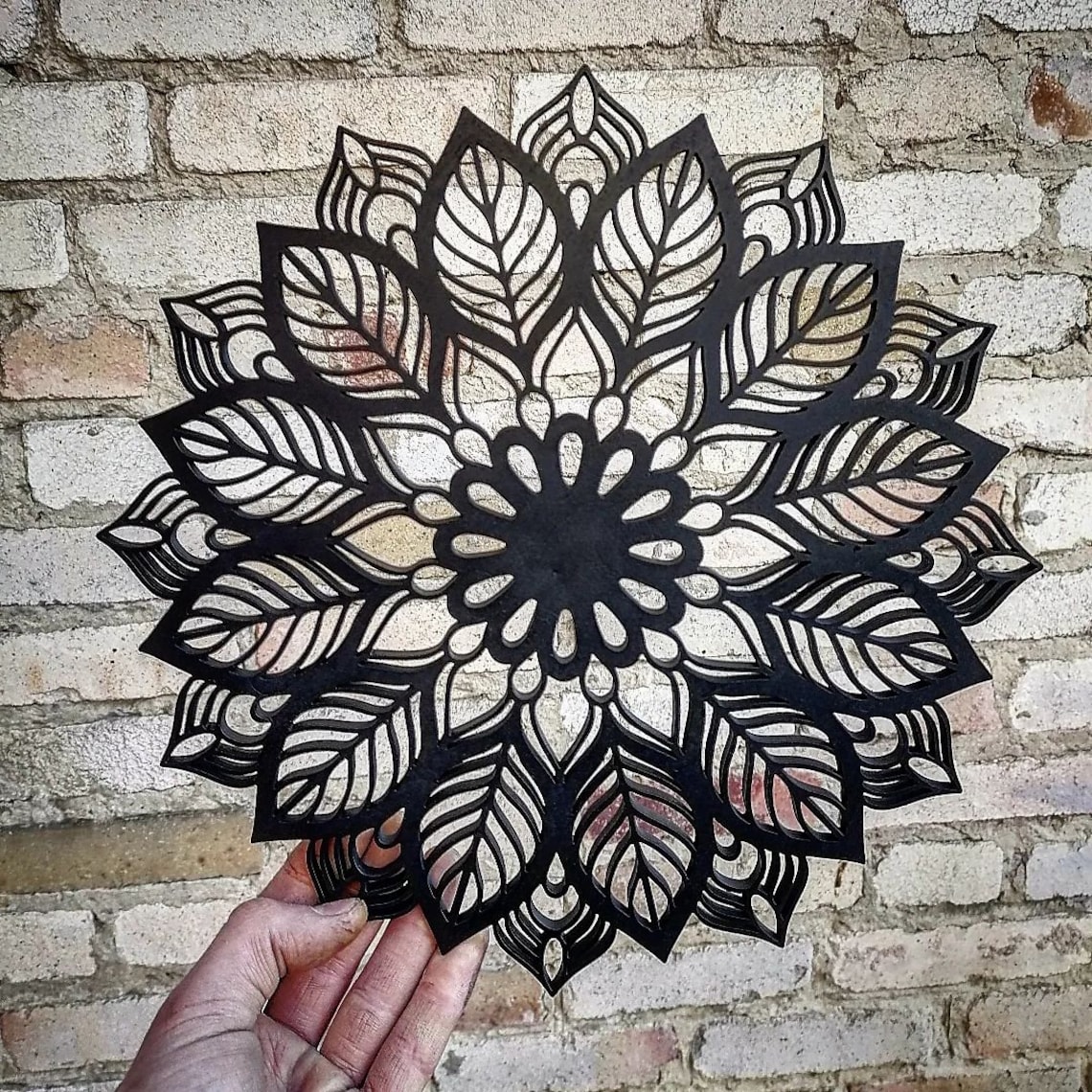 Mandala Wall Art Mandala Wall Hanging Wood Mandala Wall Art - Etsy