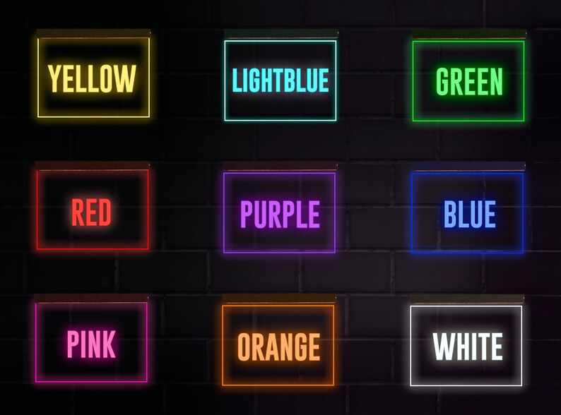 Custom Bar Sign Neon Bar Sign Customized Bar Sign for Home - Etsy