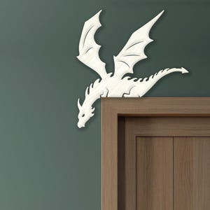 Dragon Door Decor, Dragon Door Topper, Dragon Door Frame Decor, Dragon ...