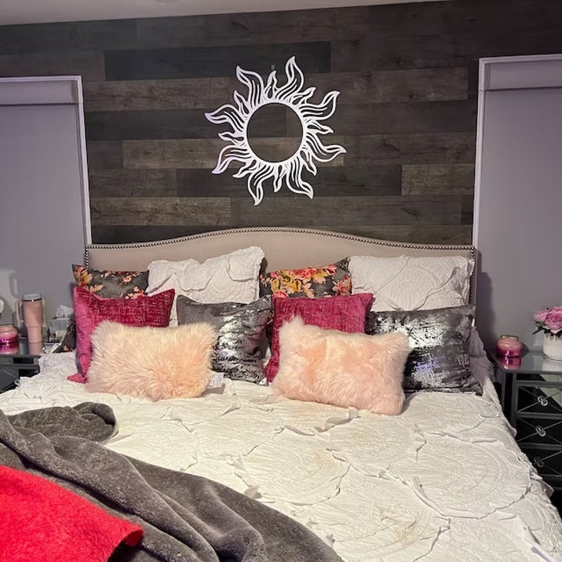 Wooden Sun Wall Art Wood Sun Decor Sun Nursery Decor Rising - Etsy