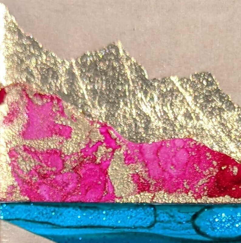 ORIGINAL Handmade Collage Art red Squirrel by the - Etsy