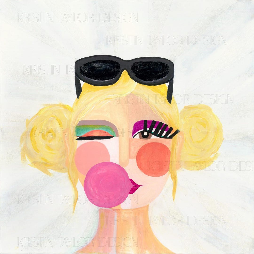 Abstract Face Print Art Sassy Diva Art Fine Art Expressionism Art ...