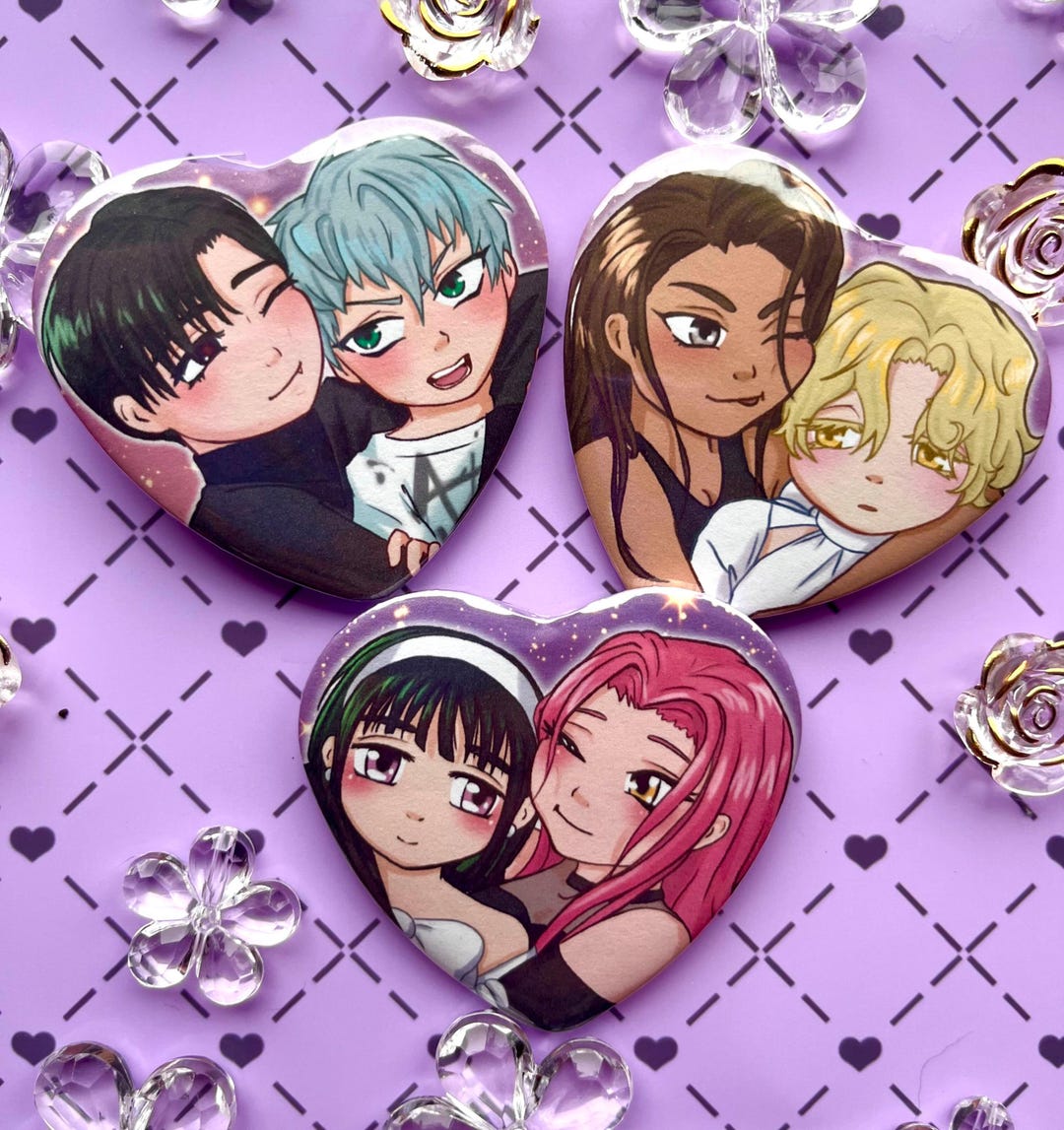Stage Alien Heart Buttons - Etsy