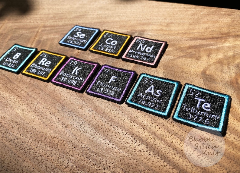 Second Breakfast Periodic Table Patches Lord of the Rings - Etsy