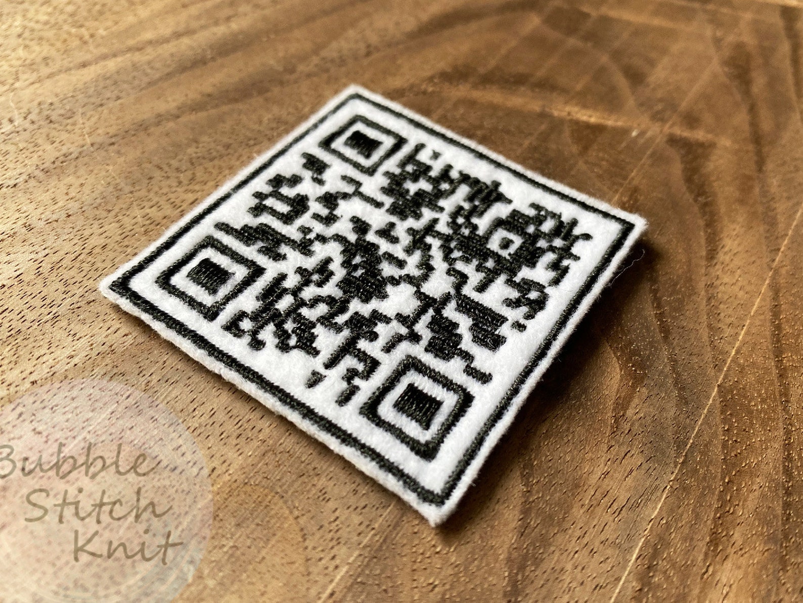 Rick Astley QR Code Patch Rickroll Embroidery Patch - Etsy