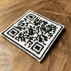Rick Astley QR Code Patch Rickroll Embroidery Patch - Etsy