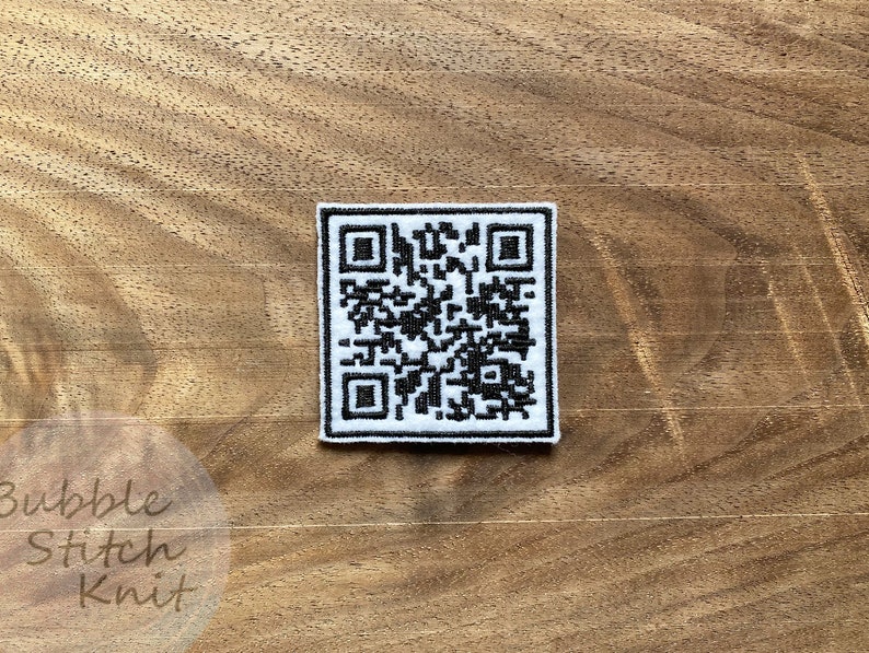 Rick Astley QR Code Patch Rickroll Embroidery Patch - Etsy