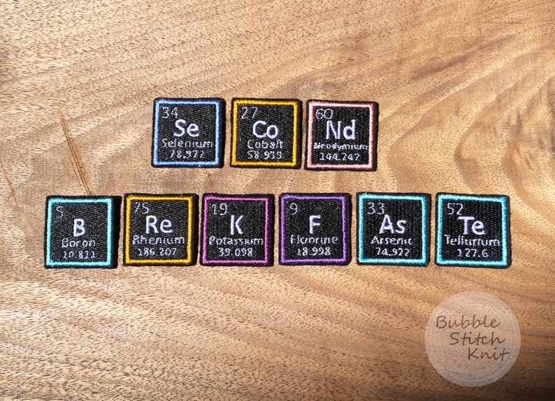 Second Breakfast Periodic Table Patches Lord of the Rings - Etsy
