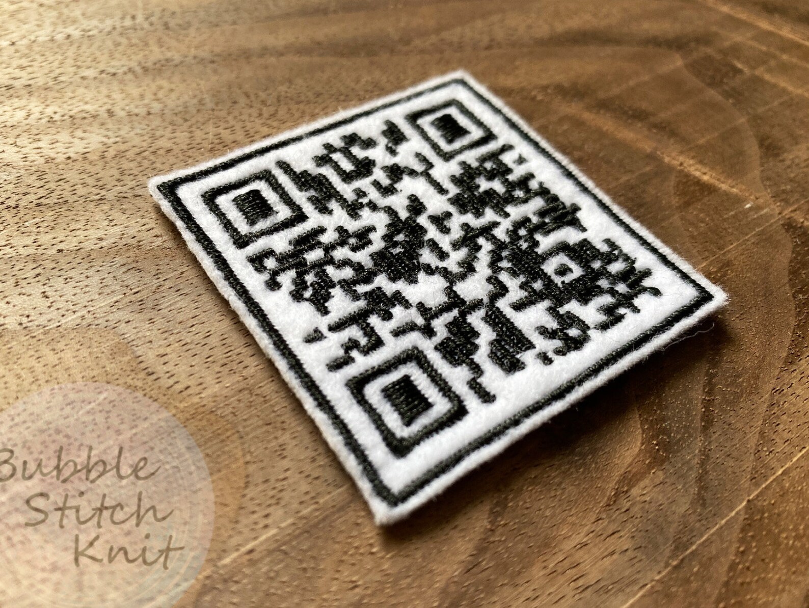 Rick Astley QR Code Patch Rickroll Embroidery Patch - Etsy