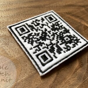 Rick Astley QR Code Patch Rickroll Embroidery Patch - Etsy