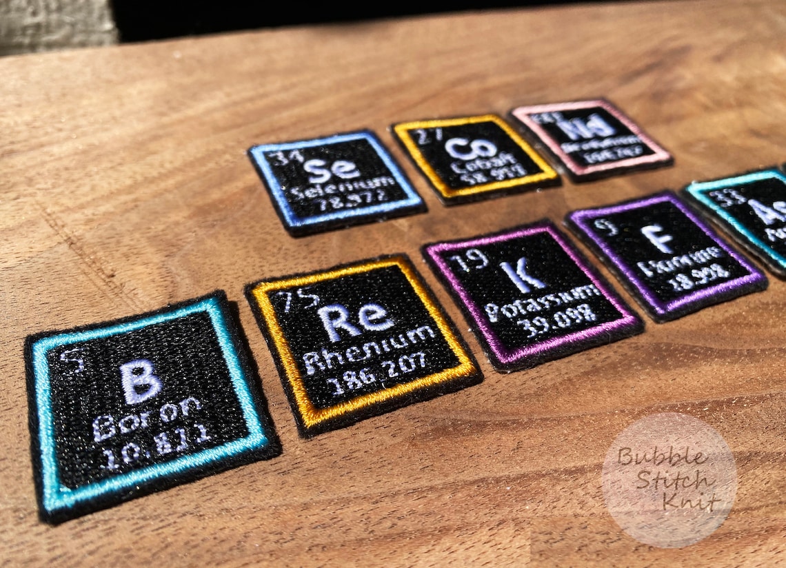 Second Breakfast Periodic Table Patches Lord Of The Rings Etsy