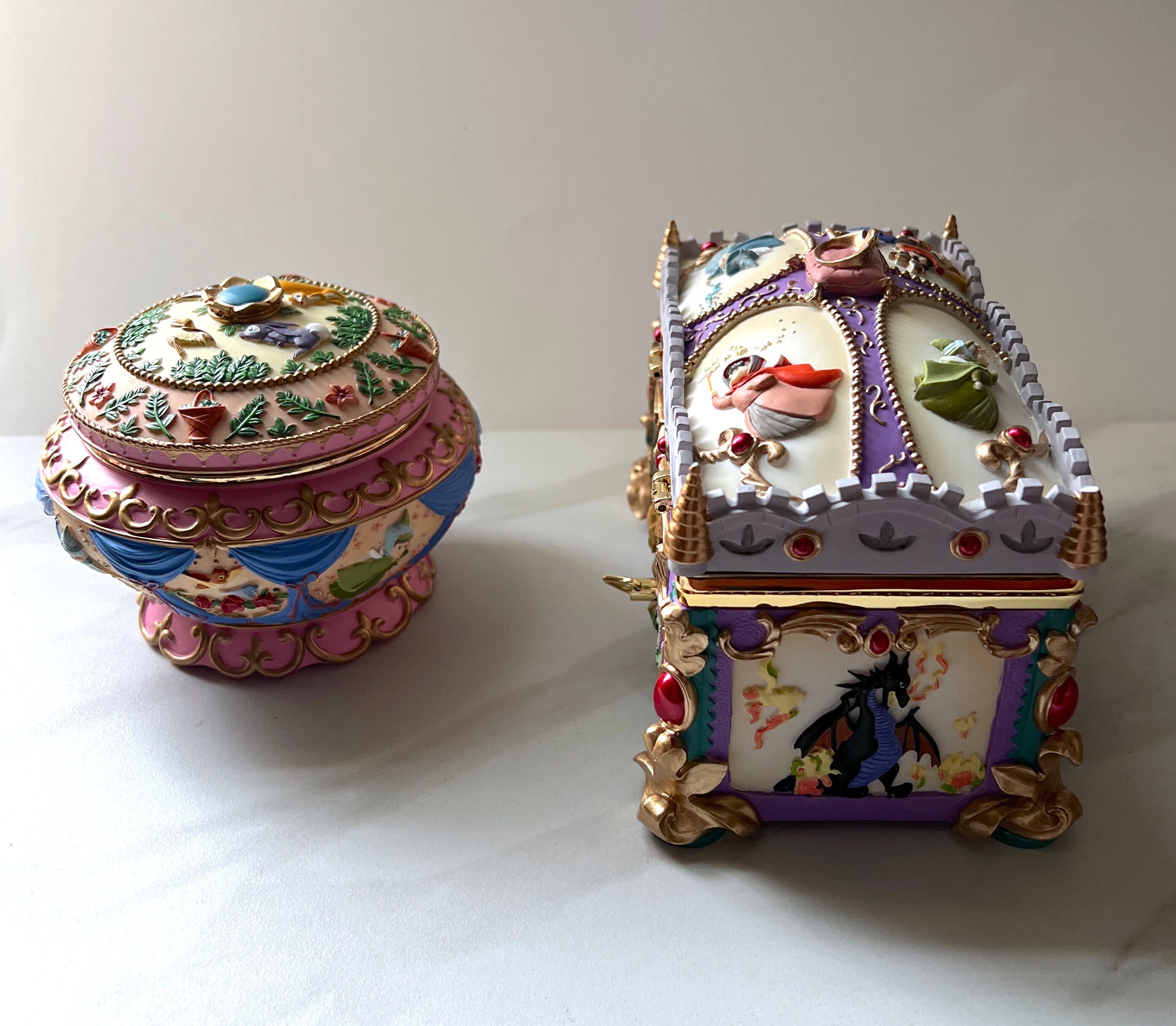 Sleeping Beauty Music Box. Vintage Set of Two Music Boxes. - Etsy Canada