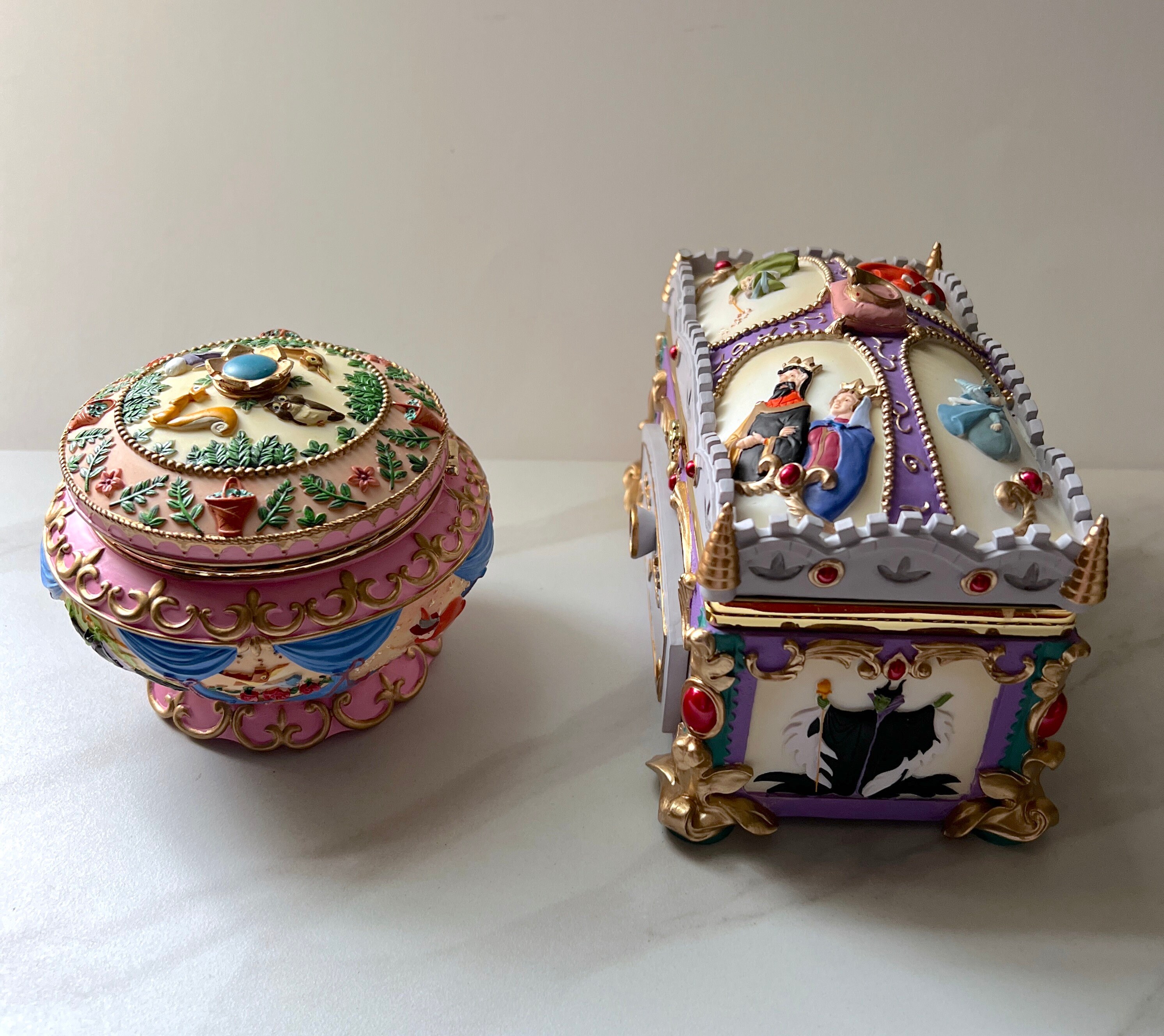 Sleeping Beauty Music Box. Vintage Set of Two Music Boxes. - Etsy Canada