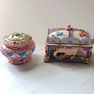 Sleeping Beauty Music Box. Vintage Set of Two Music Boxes. Disney Music ...