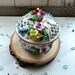 Floral Dresden Box. Vintage Floral Trinket Box. Pill Box Dresden Hand ...